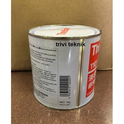 Jual threebond 1101 liquid rubber gasket plastic red tube reddish brown ...