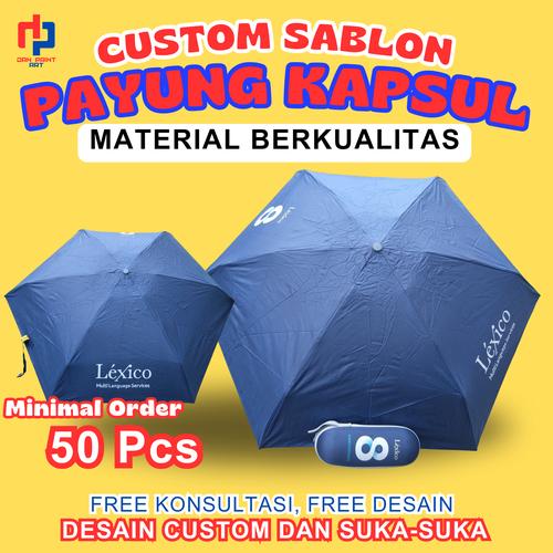 Promo Payung Capsul / Payung Custom / Payung kapsul / Payung Capsul ...