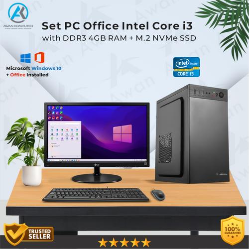 Jual Set PC Komputer Intel Core i3 RAM 4GB Paket Hemat Rakitan Office - Kab. Tangerang - Awan PC ...