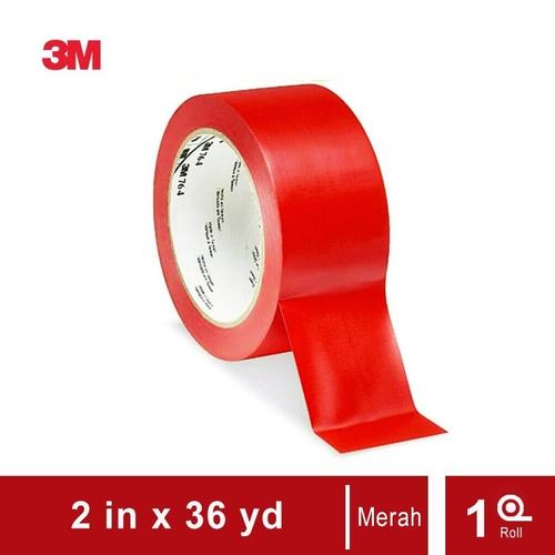 Jual 3M Vinyl Floor 764 Red General Purpose Sticker Marking Garis ...