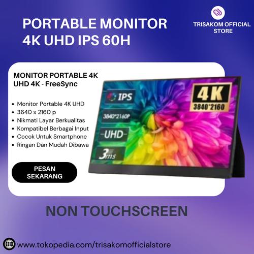 Promo Monitor Portable UHD Gaming 15.6 Inch 4K IPS 60Hz AMD FreeSync ...