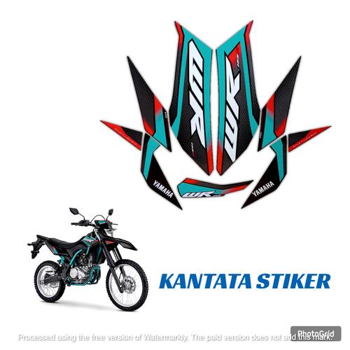 Jual STIKER STRIPING MOTOR LIS LES BODY MOTOR YAMAHA WR 155R-2025 HITAM ...
