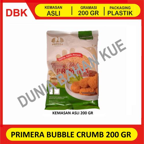 Jual (KEMASAN ASLI) PRIMERA BUBBLE CRUMB ORANGE 200 GR / TEPUNG ROTI ...