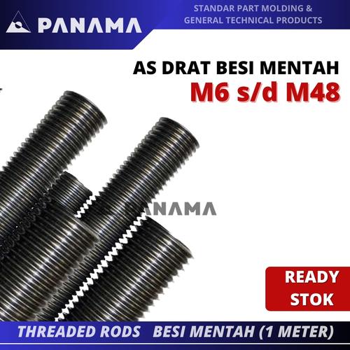 Jual As Drat Besi Mentah M5 M6 M8 M10 M12 M14 M16 M20 M22 M24 M30 M36 ...