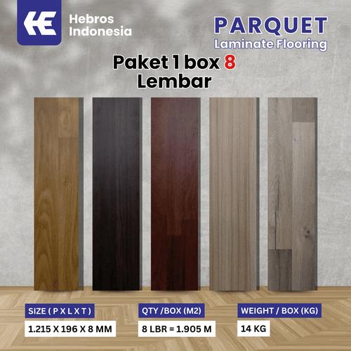 Jual PARQUET Laminated Flooring Lantai Kayu 8mm Parket Parkit Parquet ...