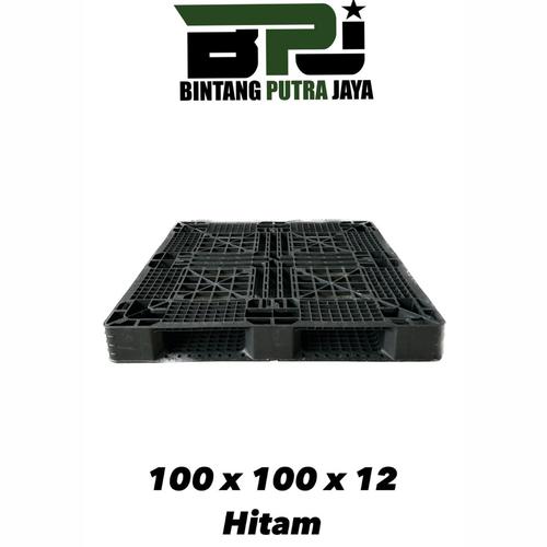 Jual pallet plastik ukuran 100x100x12 cm hitam baru - Kab. Bekasi - Cv ...
