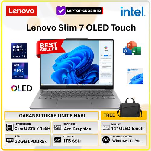 Promo Lenovo Slim 7 OLED 14IMH9 Core Ultra 7 155H 32GB 1TB Intel Arc 14" WUXGA OLED Touch ...