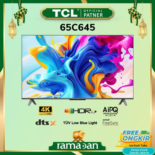 Jual TCL 65C645 QLED 4K UHD Smart Google TV Split bill - Jakarta Pusat ...