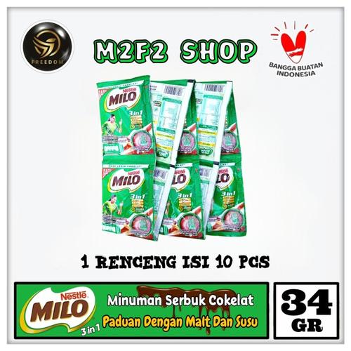 Jual Milo Activ Go 3in1 Minuman Serbuk Cokelat Malt & Susu Sachet - 34 ...