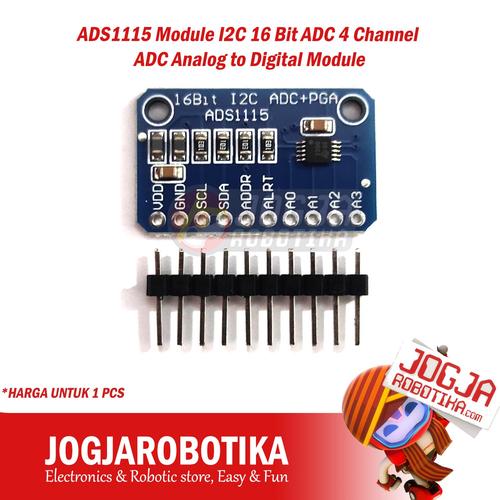 Jual ADS1115 Module I2C 16 Bit ADC 4 Channel ADC Analog to Digital Module - Kab. Sleman ...
