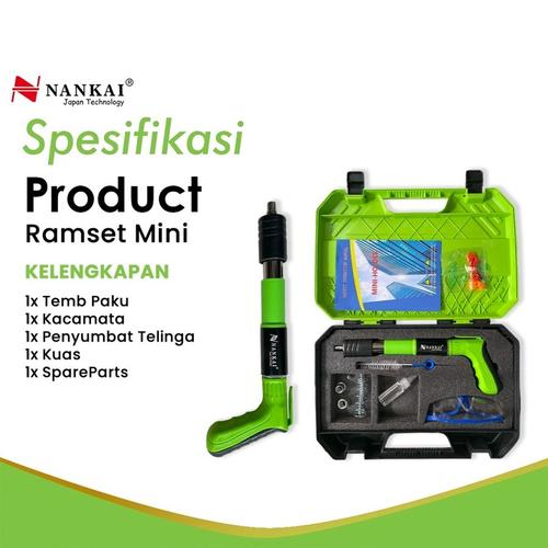 Jual ALAT TEMBAK PAKU BETON STAMPSET MINI RAMSET NAILER NAILGUN Mini ...