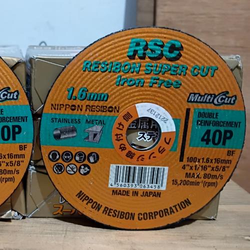 Jual BATU GERINDA RESIBON SUPER CUT RSC SIZE 4" INCHI batu gerinda ...