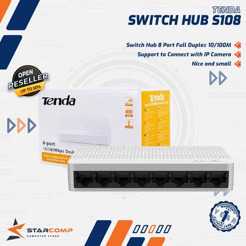 Jual Tenda S108 Switch Hub 8 Port Ethernet RJ45 - Kota Semarang ...