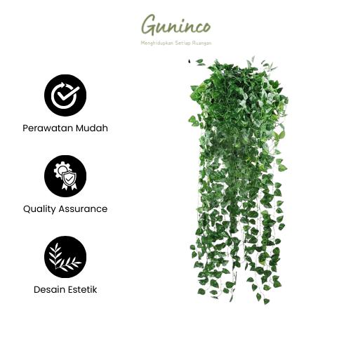 Promo GUNINCO DAUN RAMBAT ivy anggur sirih gading imitasi hiasan hijang ...
