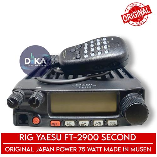 Jual Rig Yaesu FT-2900 Second Original Japan Power 75 Watt Made In ...