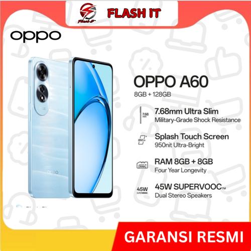 Jual OPPO A60 8GB+8GB/128GB & 256GB (Garansi Resmi) - PURPLE 8/128GB ...