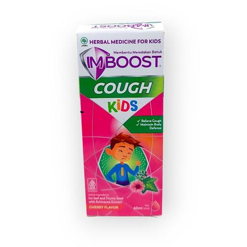 Jual IMBOOST Cough Kids obat batuk anak syrup 60 ml sirup pereda batuk ...