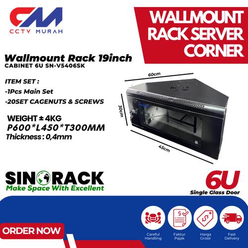 Promo Wall Mount Rack Server Siku 6U Sinorack , Rack Server SIku Type ...