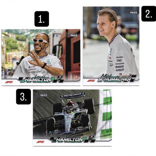 Jual Kartu F1 Topps PADDOCK PASS Lewis Hamilton & Mick Schumacher ...