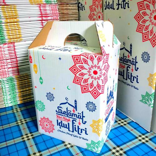 Jual Box ParceL Lebaran Kardus Hampers IduL Fitri Dos ParseL Karton ...