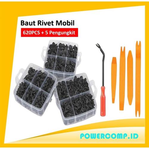 Jual Paket Baut Rivet Universal! Klip Kancing Mobil Baut Rivet! Kancing ...