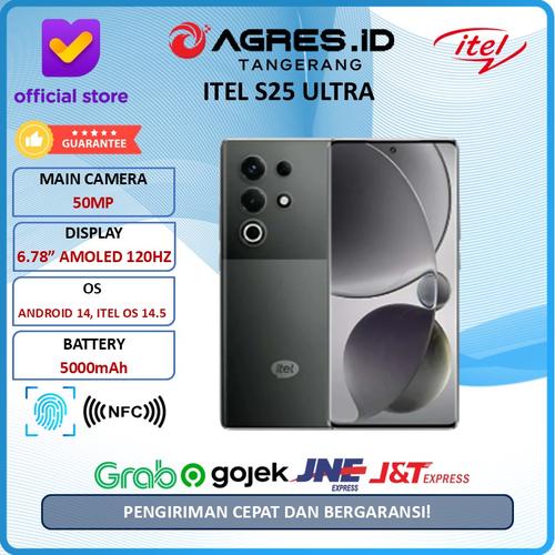 Promo ITEL S25 ULTRA 8GB 256GB GARANSI RESMI - BROMO BLACK, UNIT Cicil ...