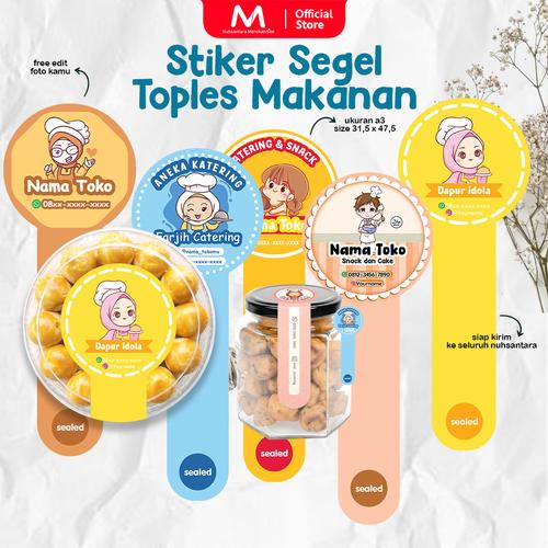 Jual Cetak Stiker Toples /Stiker Botol Custom | Sticker Segel Toples ...