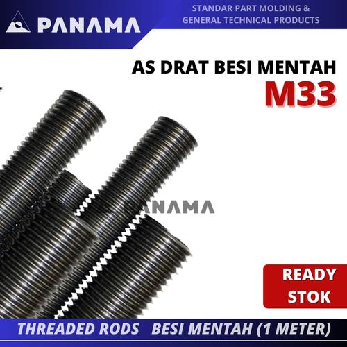Jual As Drat Besi Mentah M33 x 1 Meter Asdrat Long Drat Besi Mentah - Jakarta Pusat - PANAMA ...