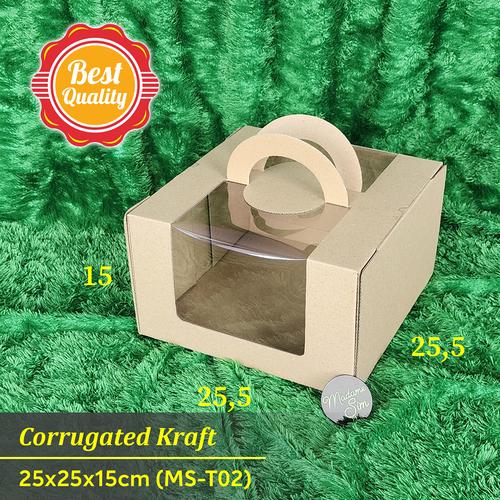 Promo GABLE BOX - DUS BOLU - KOTAK KUE ULTAH 25x25x15 - MS-T02 ...