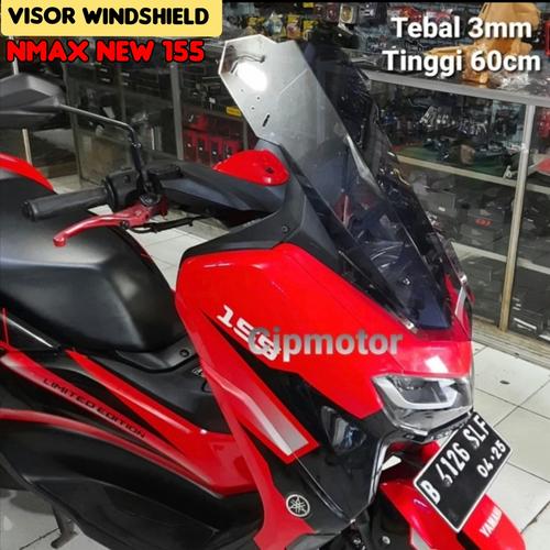 Jual Visor Windshield new Nmax New 2020 custom Tinggi 60cm clear rayben ...