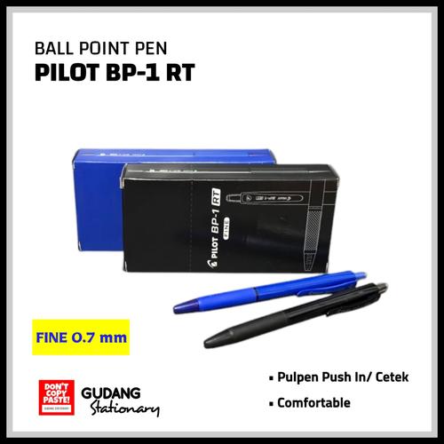 Jual Ball Point Pen BP-1 RT-F-L PILOT [ isi 12 buah ] - Black - Jakarta ...