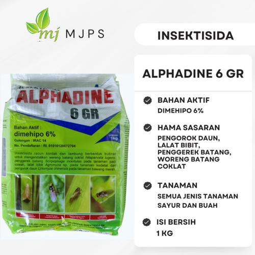 Jual Insektisida Alphadine 6GR Basmi Hama Penggerek Batang Padi Isi 1kg ...