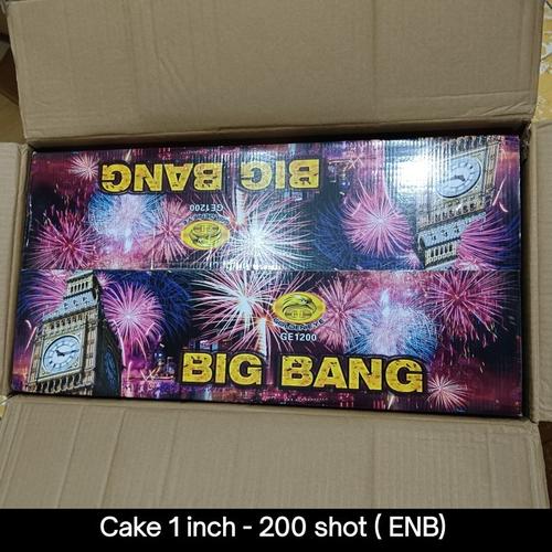 Promo Petasan Cakes 200 Shot 1"inch Firework Fireworks Kembang Api Big ...