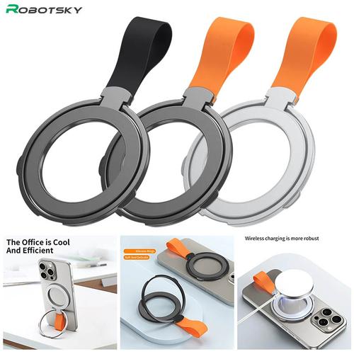 Promo Robotsky MS-23 Magnetic Magsafe Ring Strap Phone Holder - Mag ...