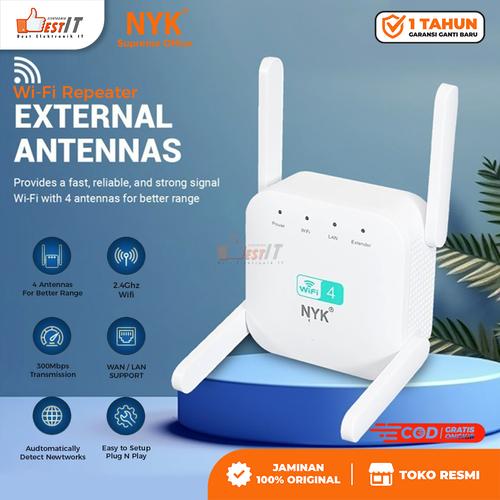 Promo Wifi Repeater Extender WiFi Internet NYK WR10 Router WiFi Wireless WiFi Amplifier Penguat ...