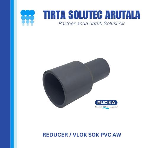 Jual Reducer Sok / Vlok Sok 1-1/2" x 3/4" PVC Rucika AW - Jakarta Utara ...