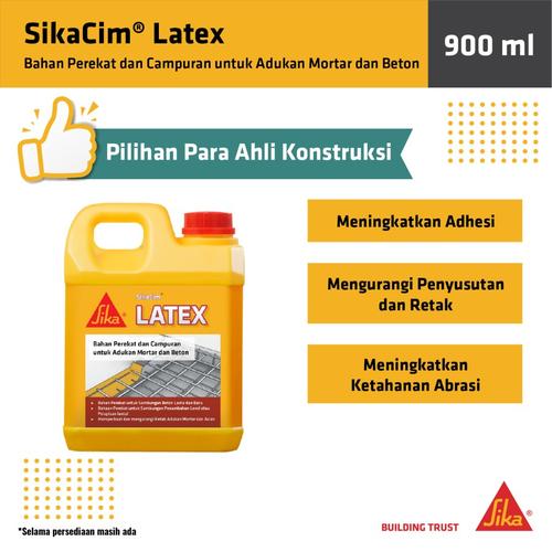 Jual SIKA SikaCim Latex 900ml / Cairan Obat Perekat Campuran Semen ...