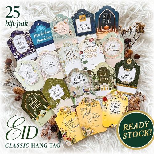 Jual hangtag lebaran kartu ucapan selamat hari raya idul fitri hang tag ...
