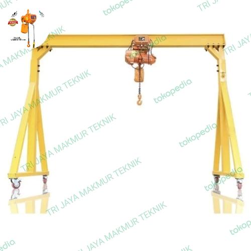Jual Gantry Cap 2 ton Plus Electric Chain Hoist 2 ton (Electric trolley ...