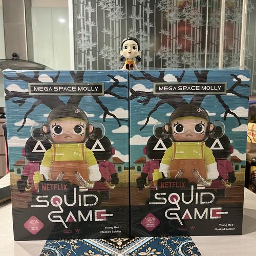 Jual Mega Space Molly Squid Game Young Hee & Masked Soldier Original ...