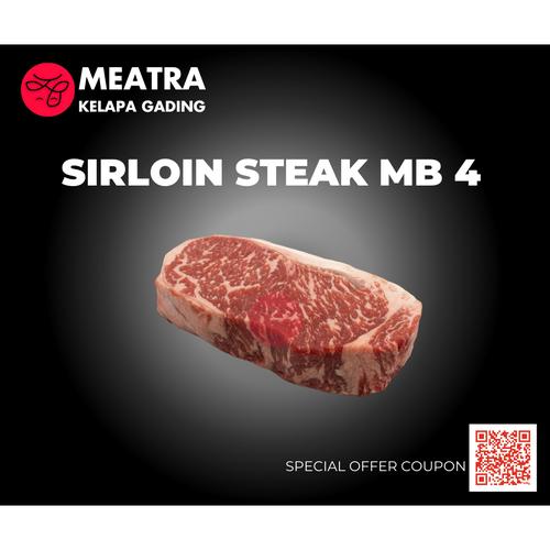 Jual SIRLOIN BEEF STEAK AUS IMPORT SIGNATURE BLACK ANGUS MB4+ 250-300g ...