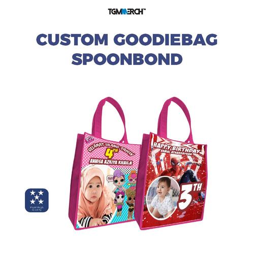 Jual Goodie bag Custom karakter ulang tahun |Murah| - Biru, 30x40 cm ...