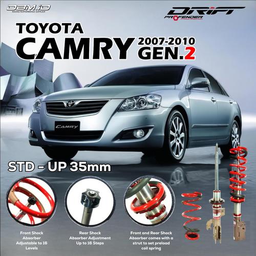 Promo Shockbreaker Suspensi COILOVER PROFENDER DRIFT Camry Gen 2 2007-2010 XV40 STD to Lift 35mm ...