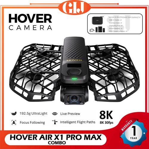 Promo HoverAir Hover Air X1 Pro Max Basic Combo Drone Camera Foldable Self-Flying Camera ProMax ...
