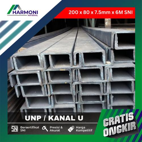 Jual Besi UNP 200 x 80 x 7.5mm x 6M Merek KS Sertifikat SNI Ready KS,LS ...