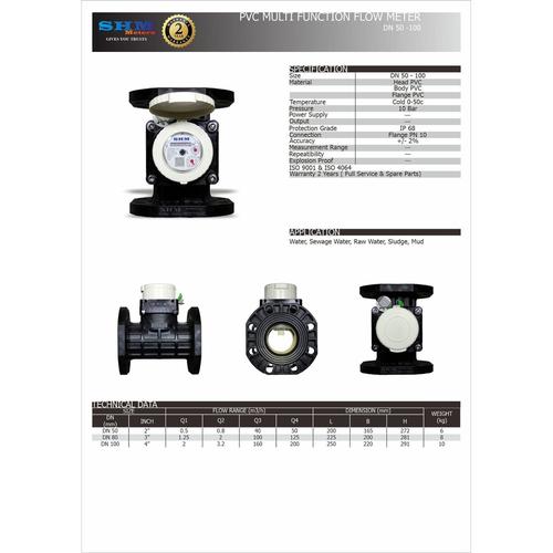 Jual Flow Meter SHM PVC Multi Function 2 Inch DN50 - Jakarta Pusat ...