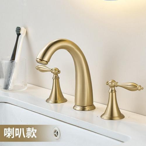Jual Keran kamar mandi bergaya Eropa dengan warna kuningan disikat emas ...