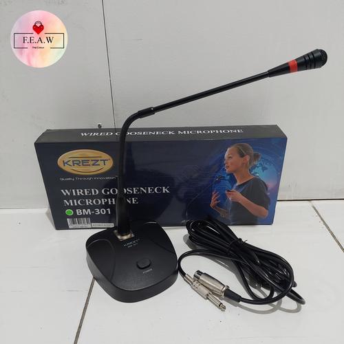 Jual microphone meja Krezt BM301 mic mimbar Krezt BM 301 original mic ...