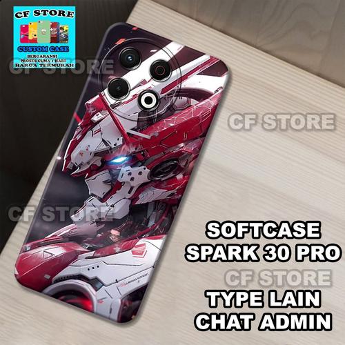 Promo RC19 Casing Karet TECNO SPARK 30 PRO Terbaru 2025 MOTIF MECHA ...