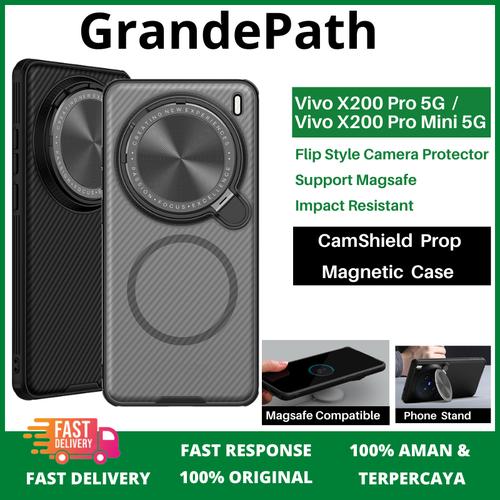 Jual Case Vivo X200 Pro/Pro Mini (5G) NILLKIN CamShield Prop Magnetic MagSafe Flip-Style Camera ...